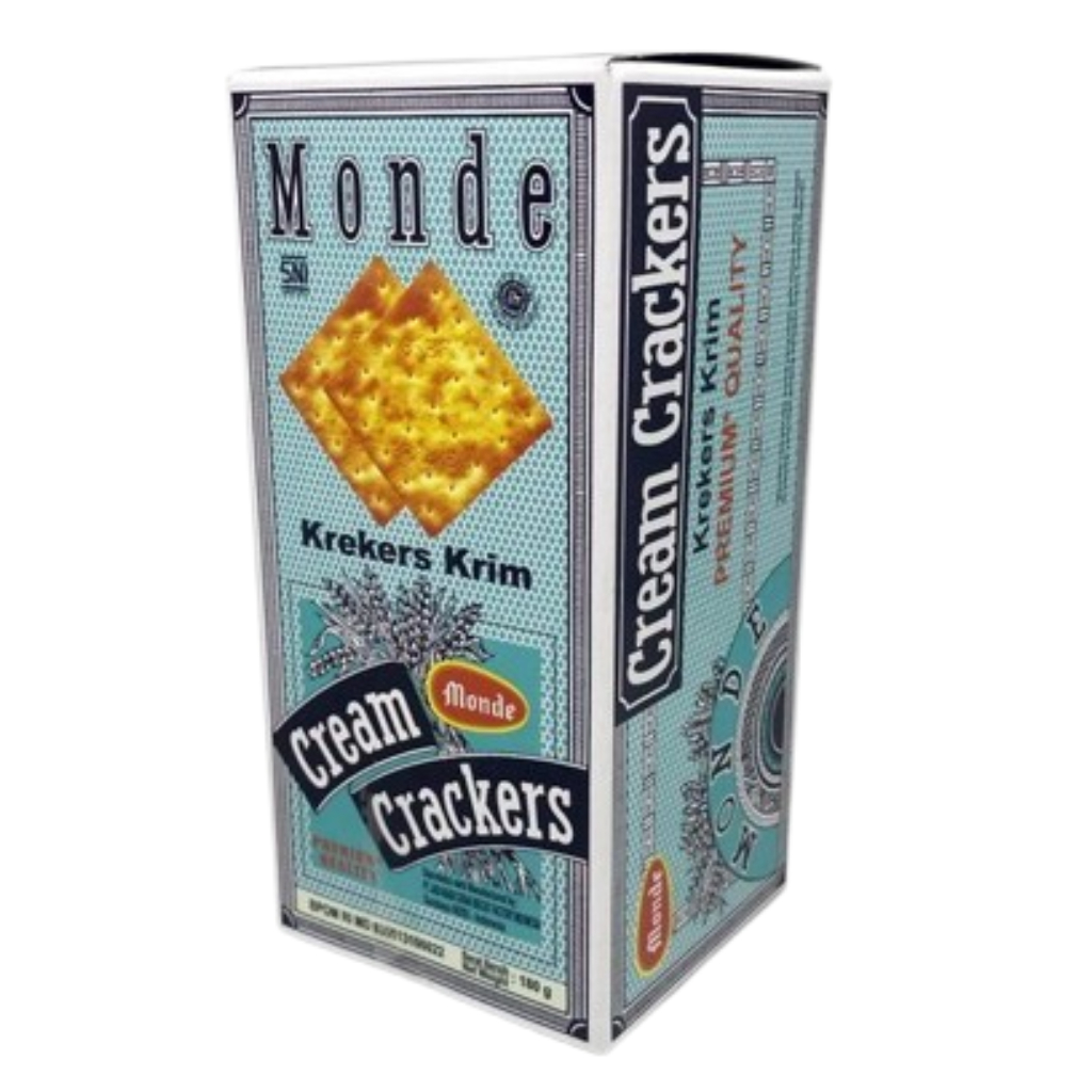 Jual Monde Cream Crackers / Cemilan Biskuit Kue 180 Gr | Shopee Indonesia