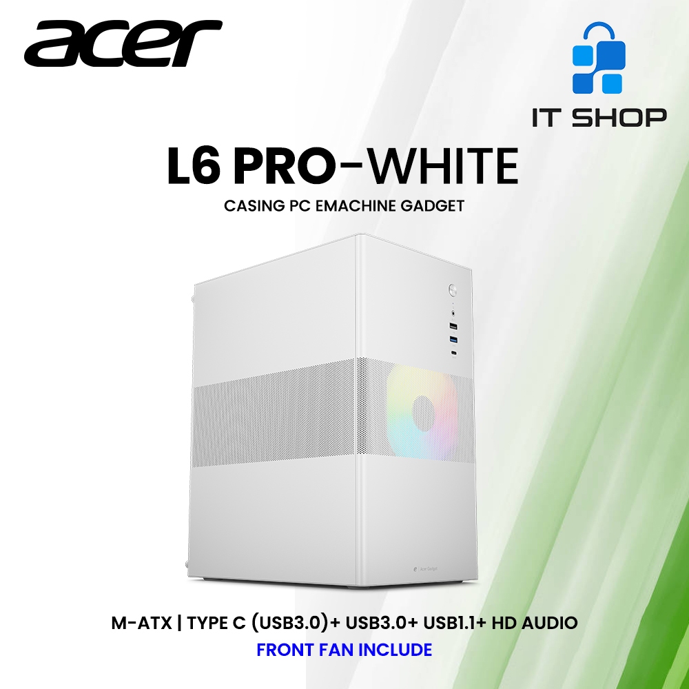 Jual Acer Casing PC Gaming L6 PRO - White | Shopee Indonesia