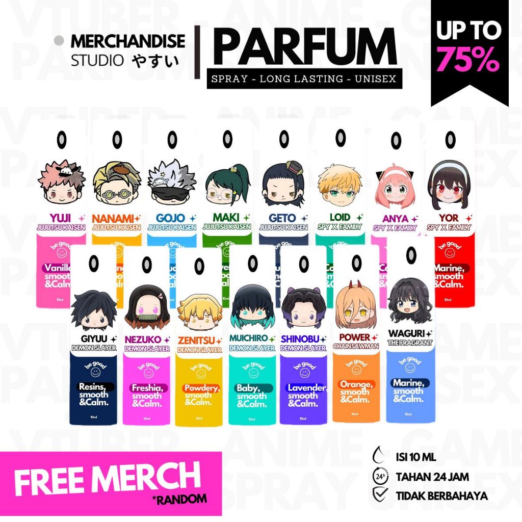 Jual RP1 - PARFUM / MINYAK WANGI ANIME - PARFUM COWOK CEWEK TAHAN LAMA ...