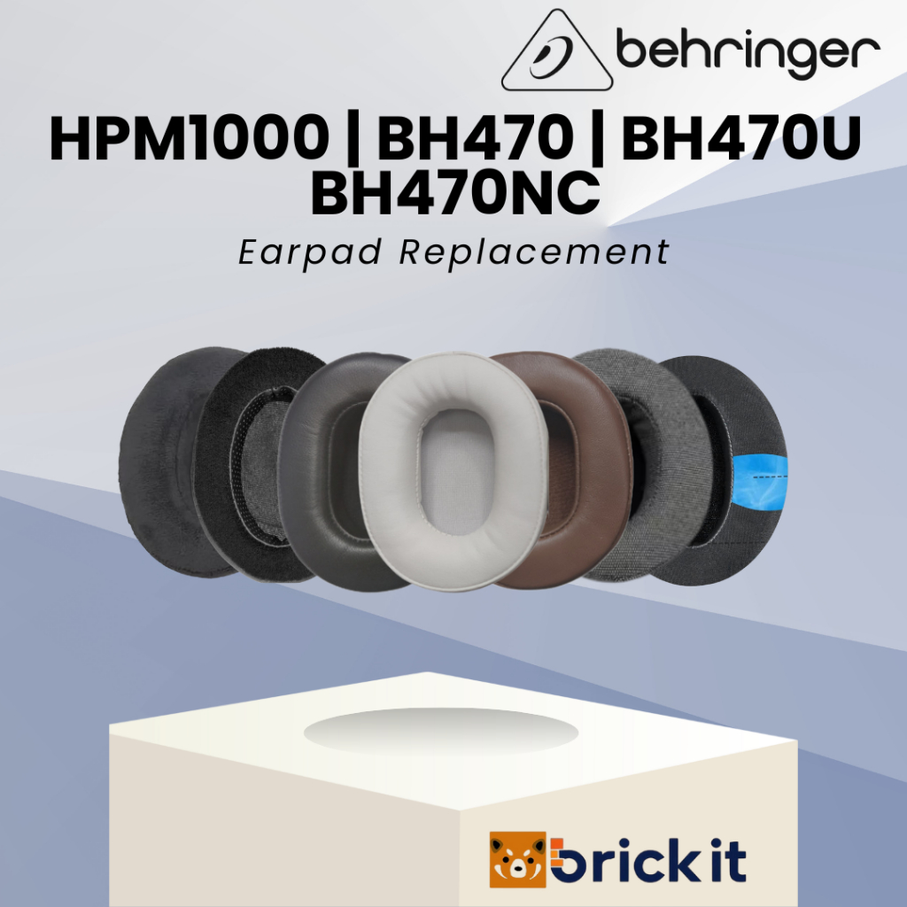 Jual Earpad Behringer HPM1000 BH470 BH470U BH470NC HPM 1000 BH 470 U NC ...