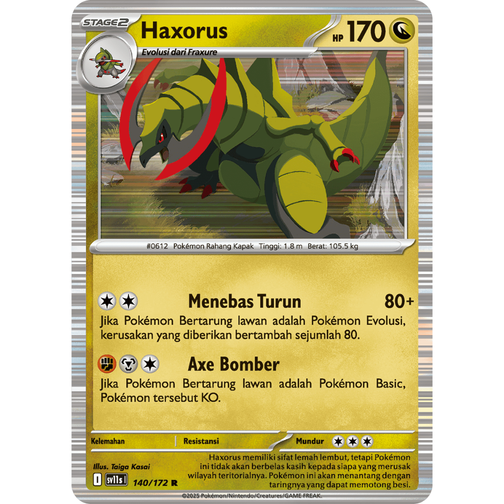 Jual Haxorus R sv11s 140/172 - Hitam & Putih - POKEMON TCG INDONESIA ...