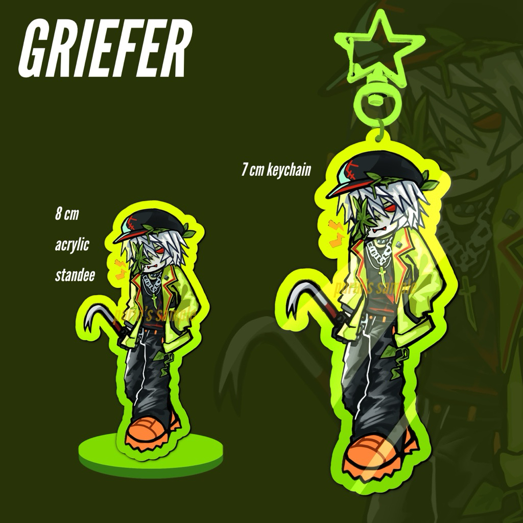 Jual [READY] Block Tales Griefer Acrylic Keychain & Standee | Shopee ...