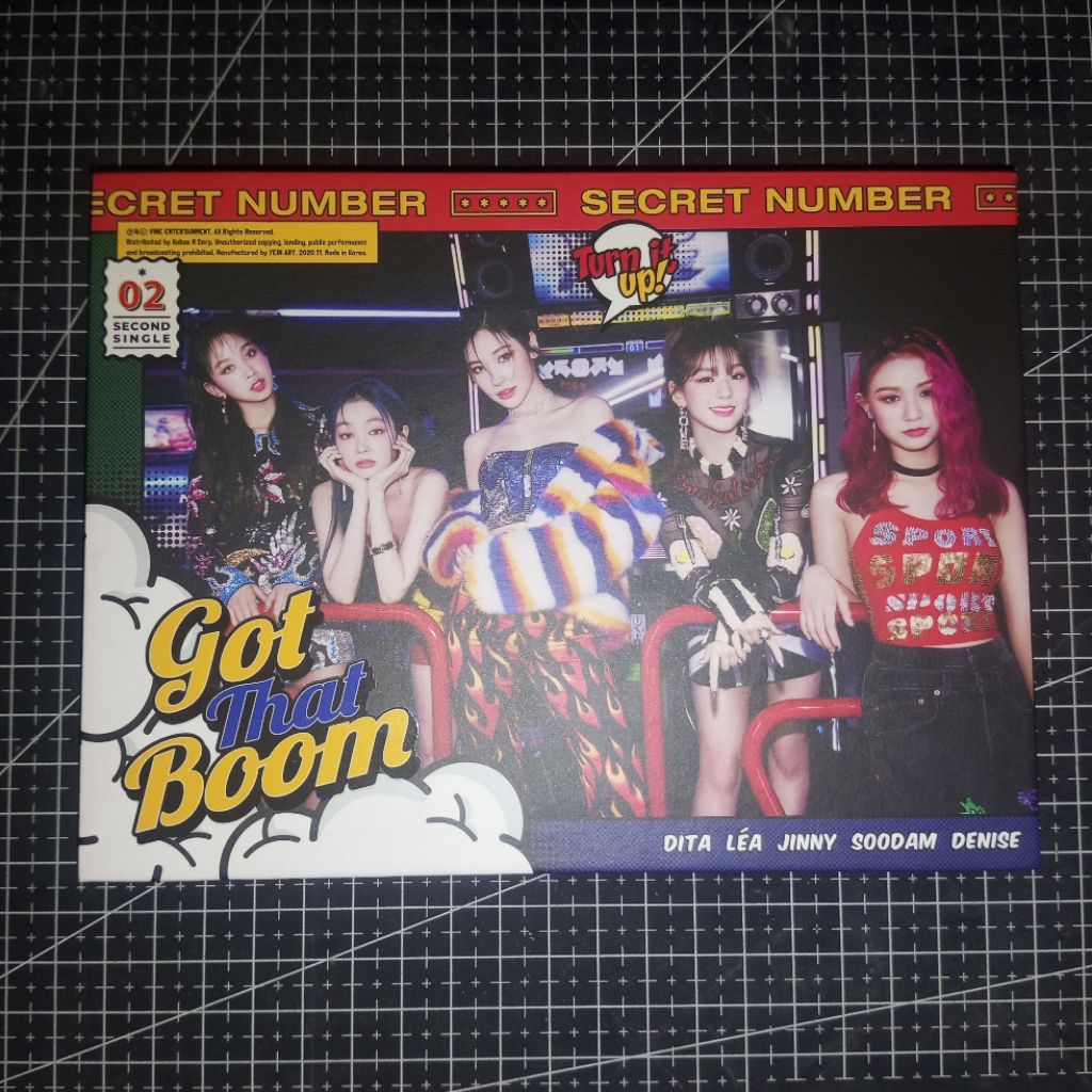 Jual (READY) ALBUM GOT THAT BOOM SECRET NUMBER UNSEALD OFFICIAL ...