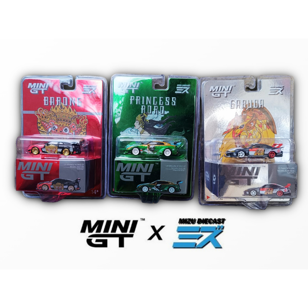 Jual MiniGT Mini GT x Mizu Diecast R35 Silvia - Princess Roro / Barong ...