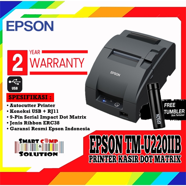 Jual Printer Kasir Dotmatrix Epson TMU-220B / TMU 220B / TM-U220 ...
