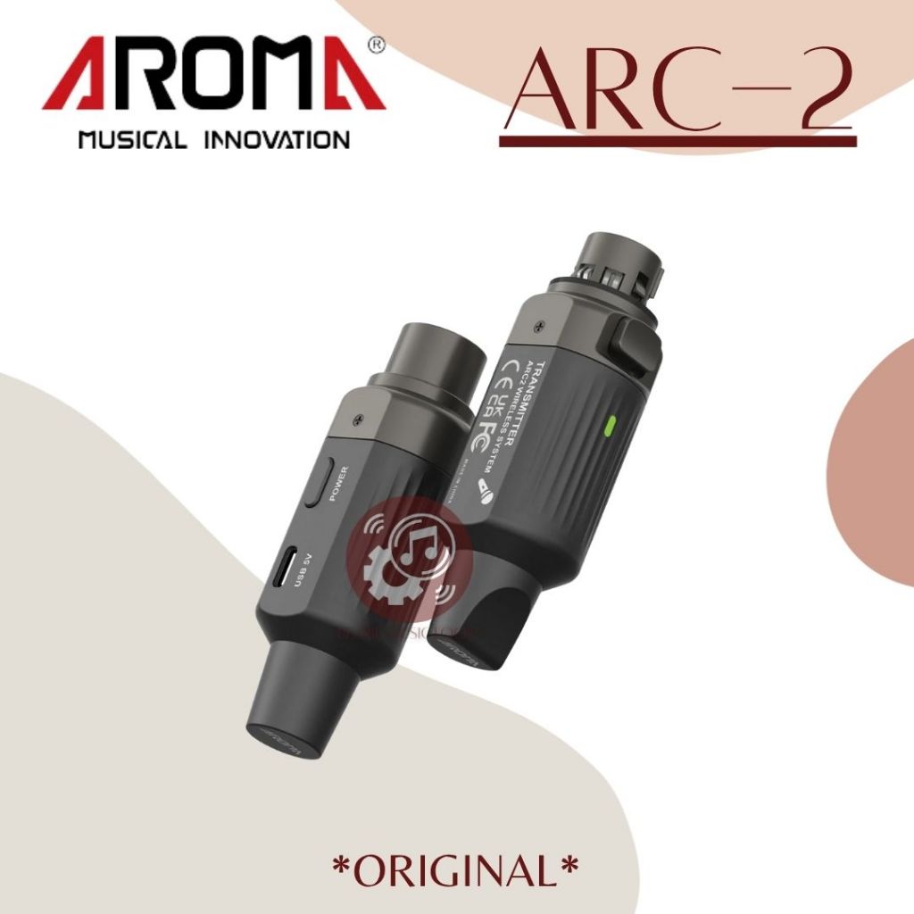 Jual Aroma ARC2 Wireless Microphone System Original ARC-2 For Moving ...
