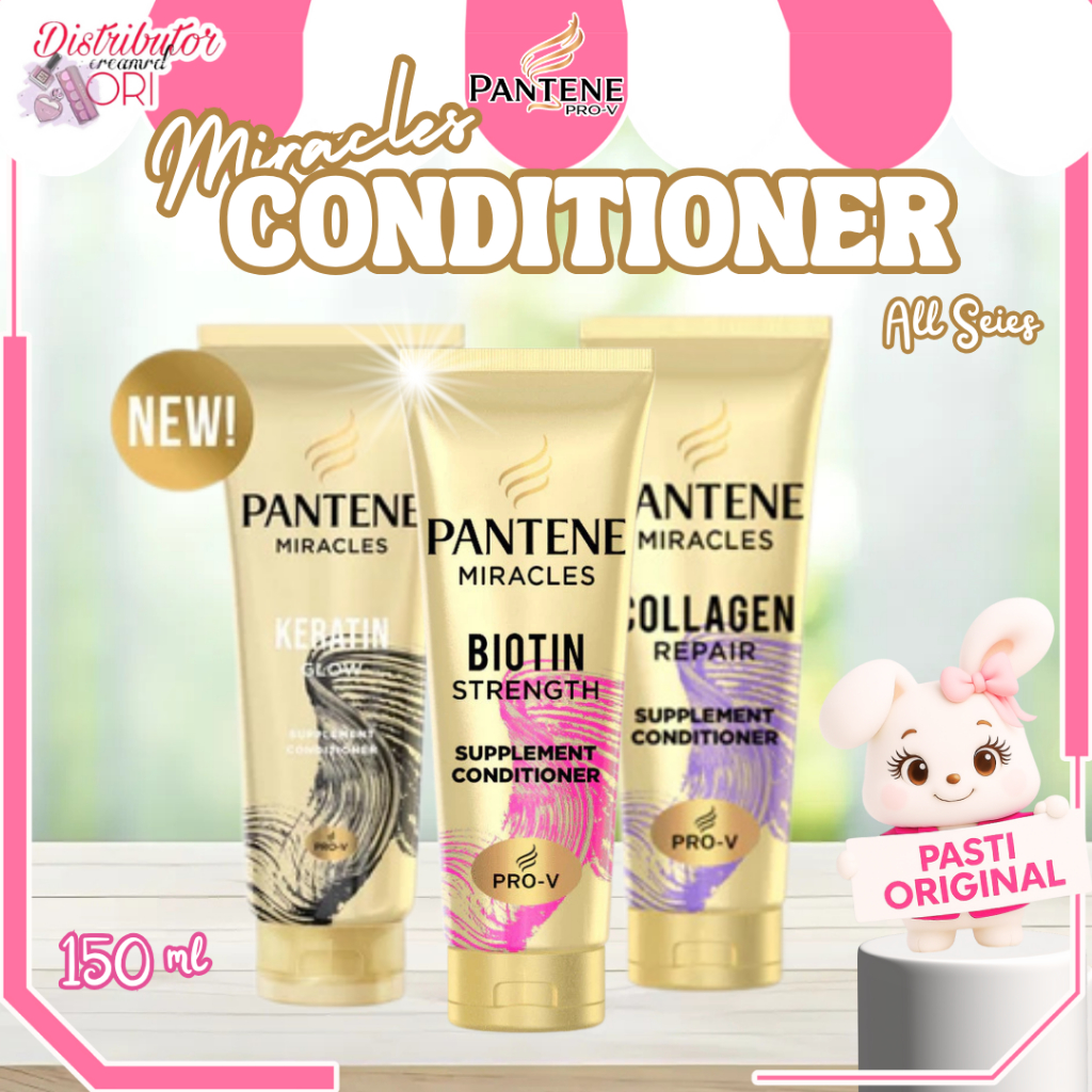 Jual PANTENE Miracles Daily Hair Conditioner All Series | Biotin ...
