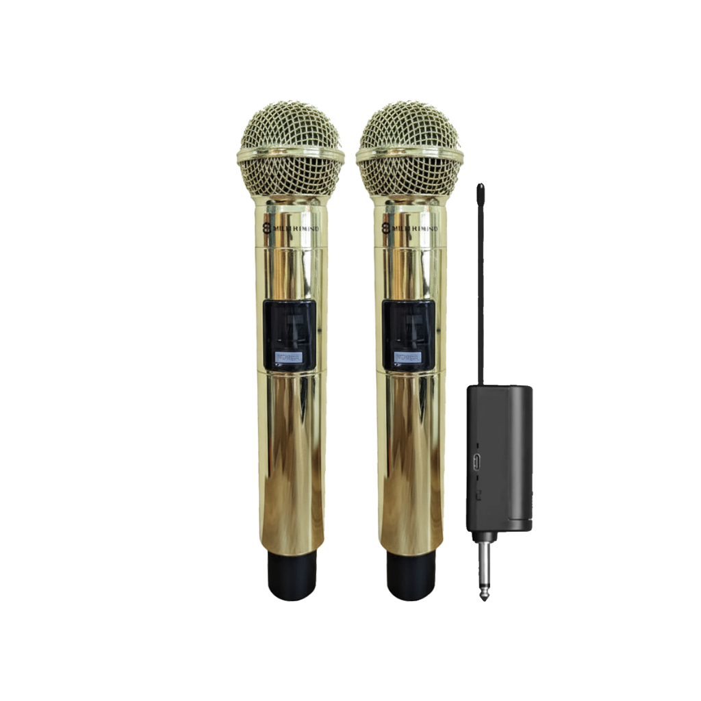 Jual LT-122 Gold Mic Karaoke + Suara Jernih & Menggelegar untuk ...