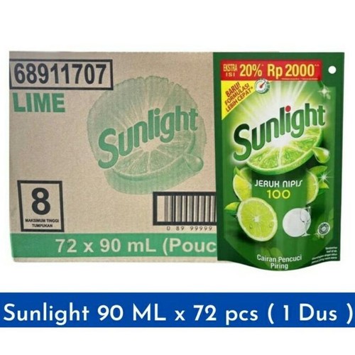 Jual Sunlight 90ml (2rb) Jeruk Nipis Karton isi 72pcs | Shopee Indonesia