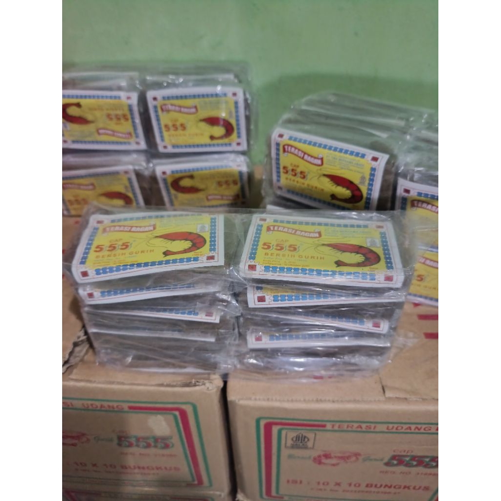 Jual Terasi udang cap 555 (isi 10pcs) | Shopee Indonesia