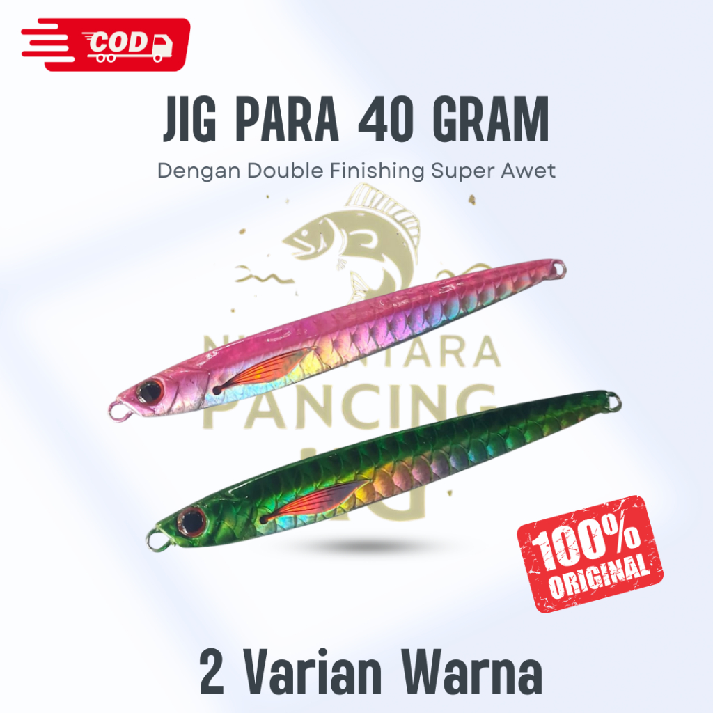 Jual Jig Para 40 Gram Premium Quality Dengan Double Finishing Super ...
