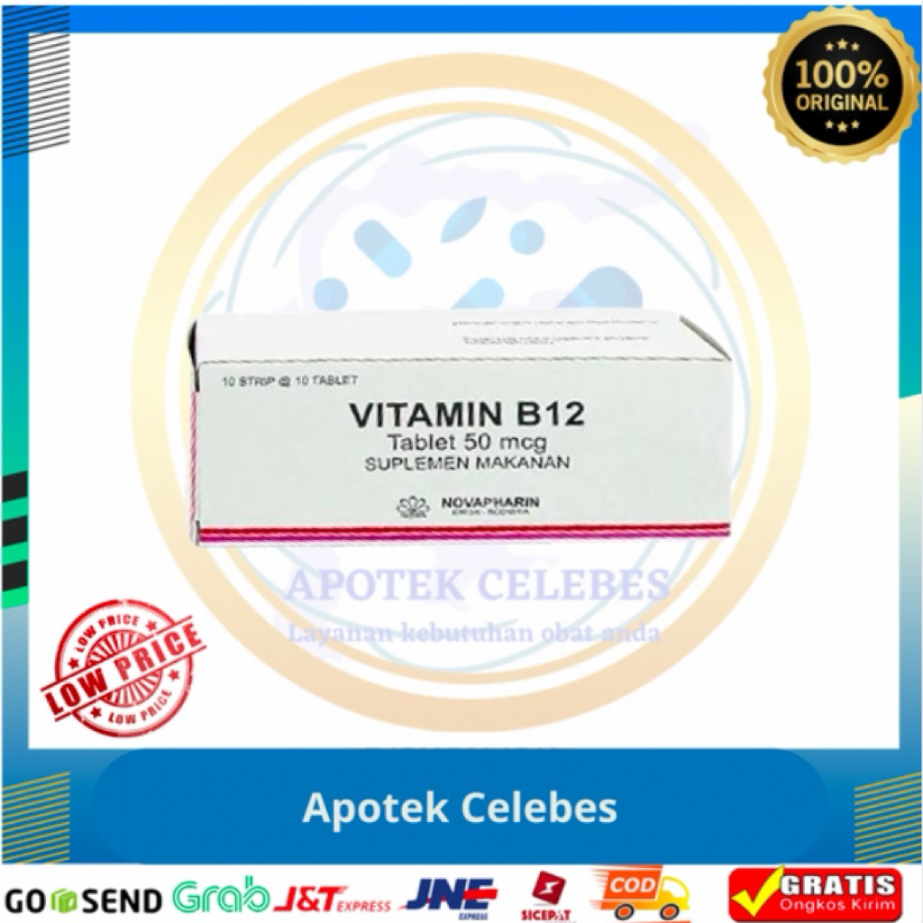 Jual Vitamin B12 nova box | Shopee Indonesia
