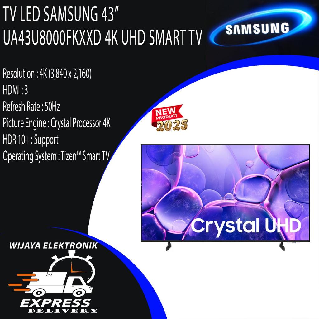 Jual Samsung UA43U8000FKXXD - TV Led Samsung 43" 43U8000F Crystal UHD ...