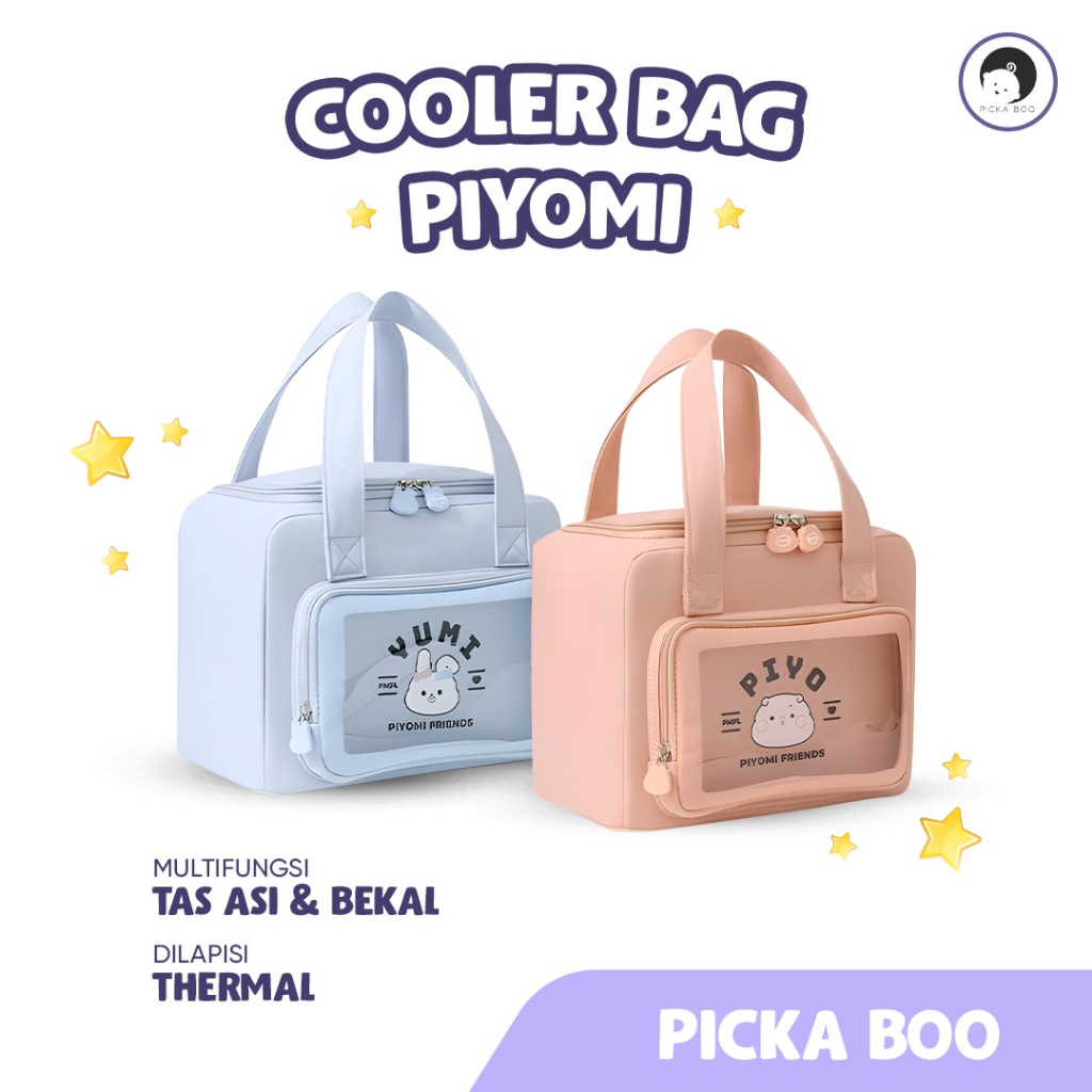 Jual Picka Boo PIYOMI Cooler Bag Tas Pendingin ASI MPASI Tas Bekal ...