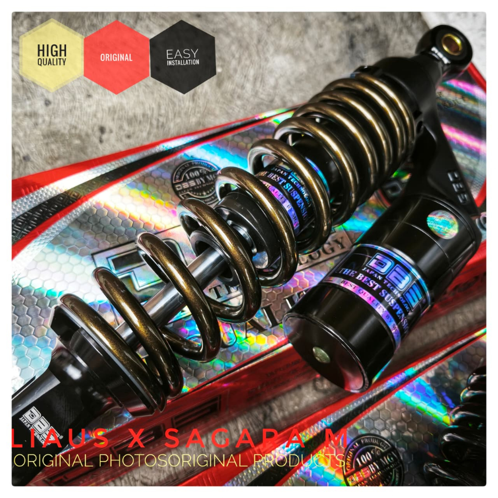 Jual PROMO SHOCK DBS LIMITED EDITION PER TITANIUM BLACK SERIES G PLUS 8899 MIO VARIO 305MM 330MM ...