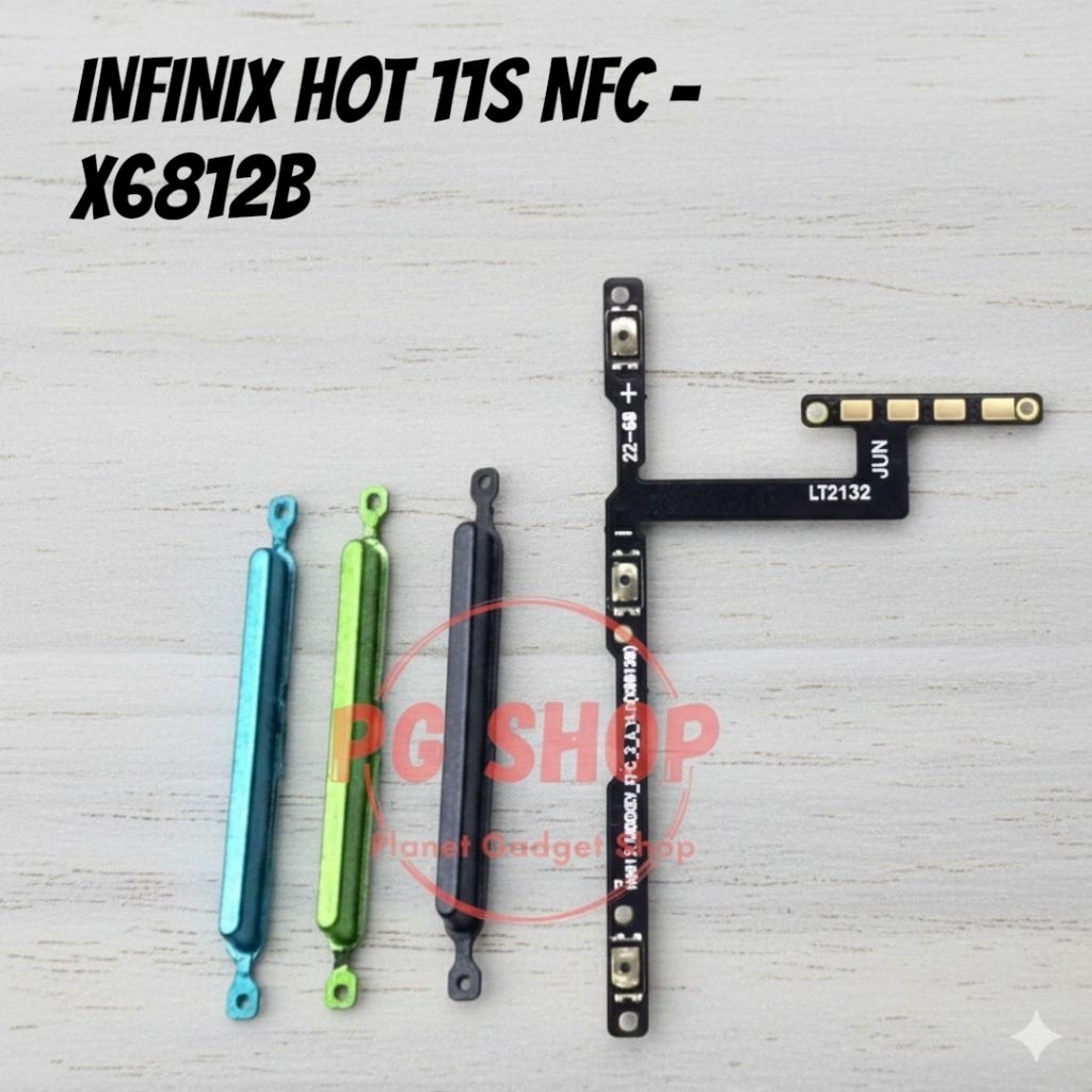 Jual 1 Set Tombol Infinix Hot 11S NFC X6812B | Fleksibel on off volume ...