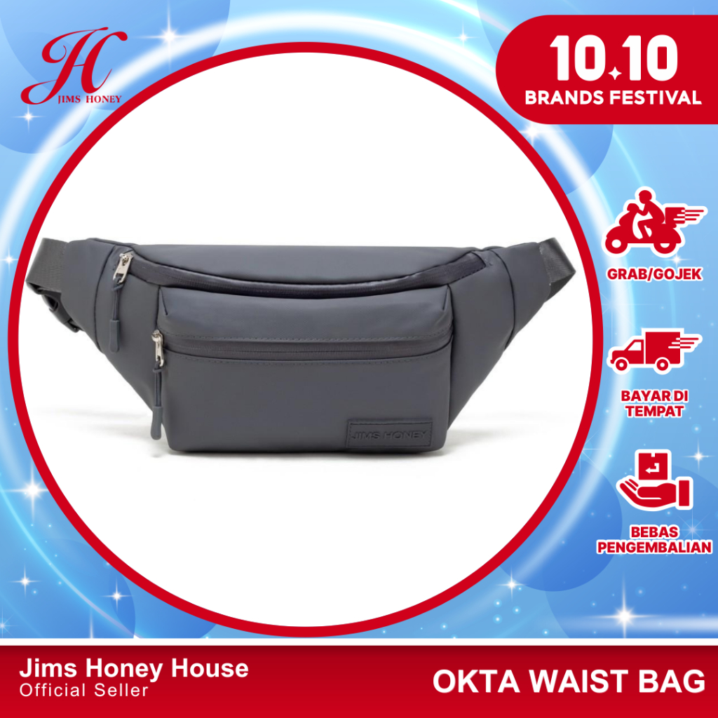 Jual JIMS HONEY OKTA WAIST BAG TAS PRIA WANITA UNISEX ANTI AIR | Shopee ...