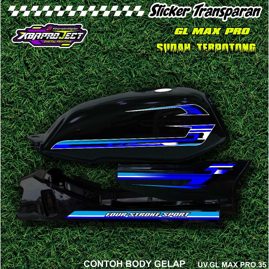 Jual GL MAX\PRO STIKER STRIPING TRANSPARAN PREMIUM MOTOR KEREN LIS ...