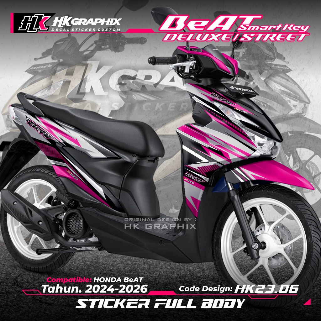 Jual (COD) Decal Stiker BeAT New DELUXE BeAT STREET Gen 2 Full Body ...
