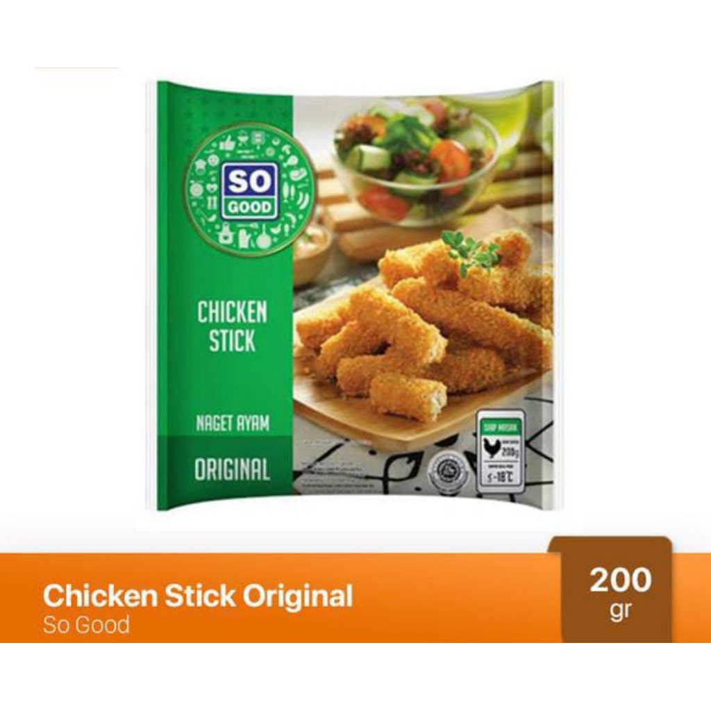 Jual So Good Chicken Stick Original 200gr | Shopee Indonesia