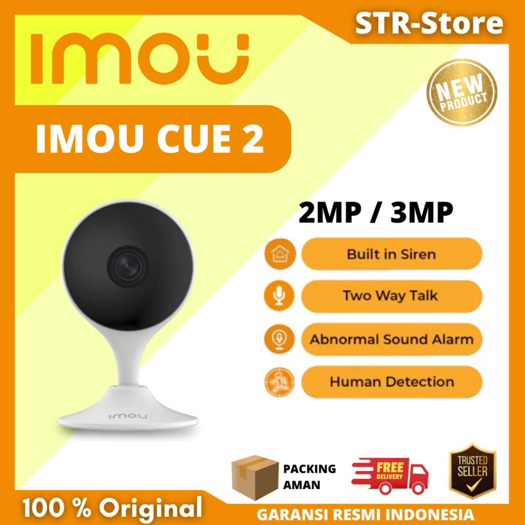 Jual IMOU CUE 2 / 2E KAMERA SMART CCTV Wi-Fi INDOOR HUMAN DETECTION BABY & PET MONITOR TWO-WAY ...