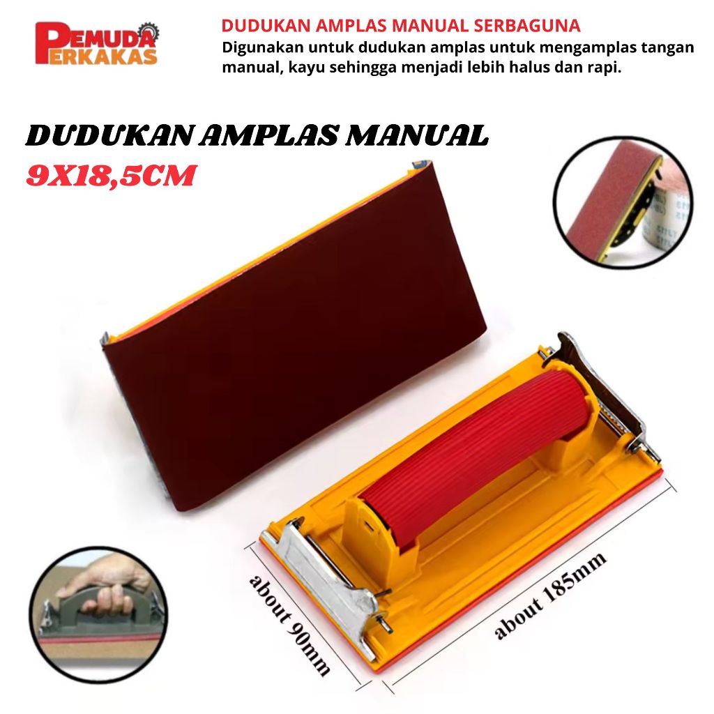 Jual Alat Amplas Pemegang Kertas Pasir Tatakan Amplas Manual Dengan ...