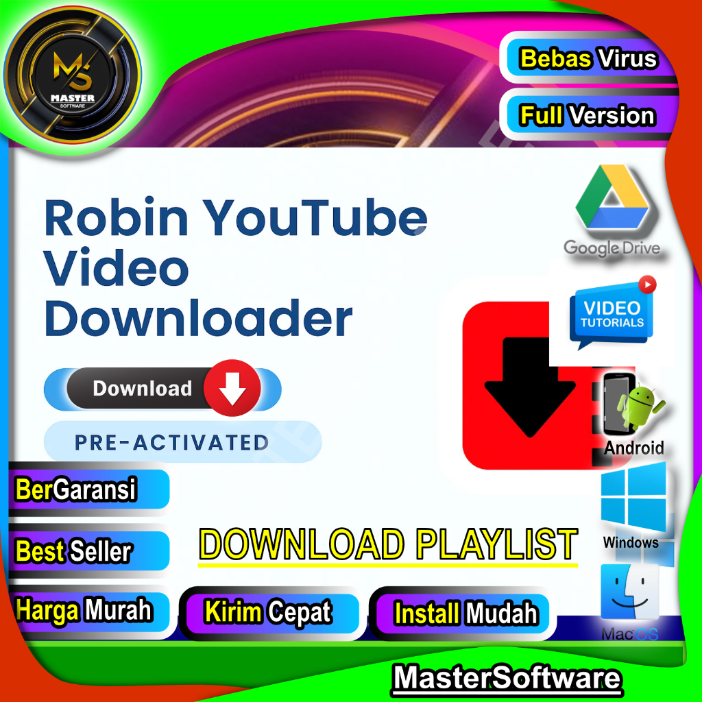 Jual Robin YouTube Video Downloader Pro v6.17.1 2025 (Download Playlist ...