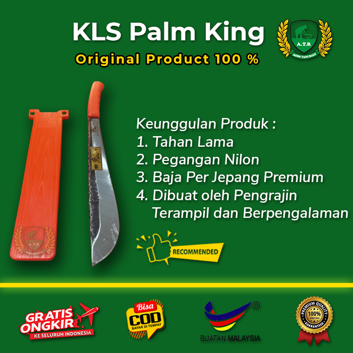 Jual PARANG KLS PALM KING ORIGINAL MALAYSIA KHUSUS UNTUK PERKEBUNAN ...