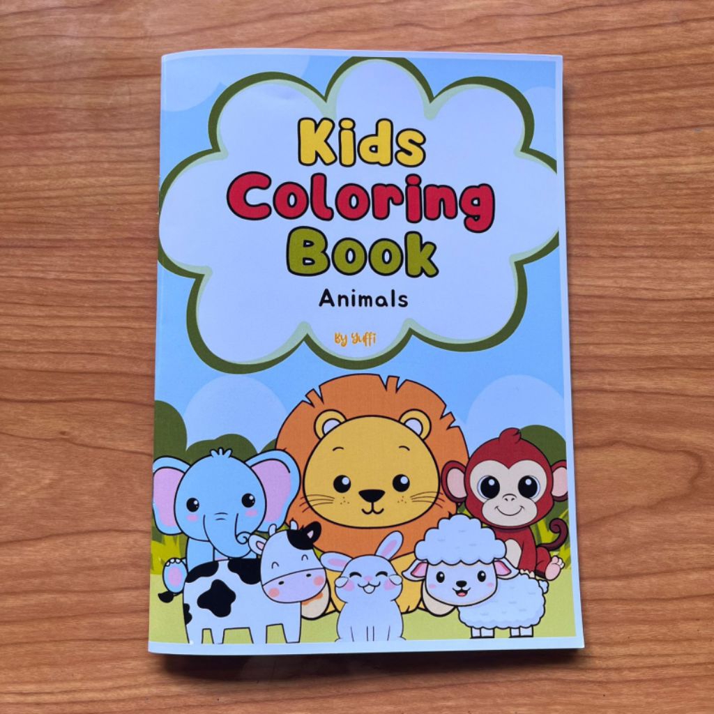 Jual Kids Coloring Book - Buku Mewarnai Anak Buah Sayuran dan Hewan isi ...