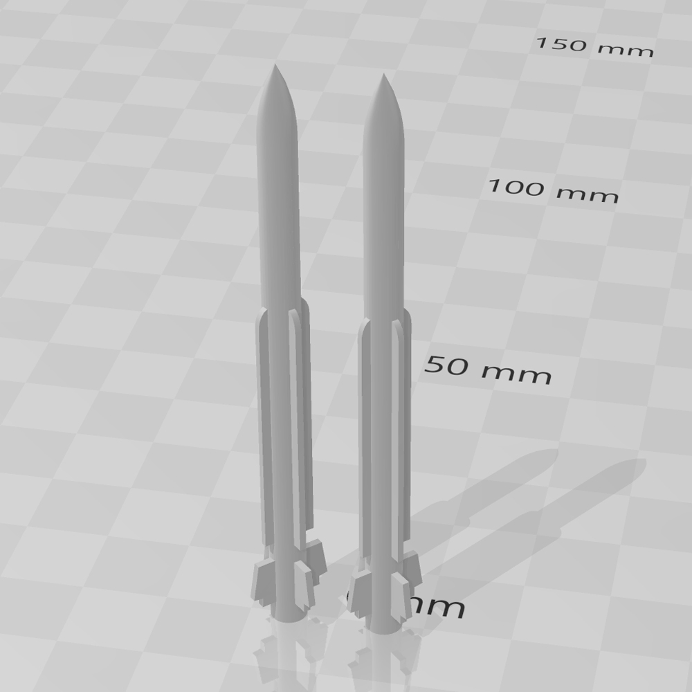 Jual Rudal MICA EM Skala 1:48 3D Printed untuk miniatur pesawat Rafale ...