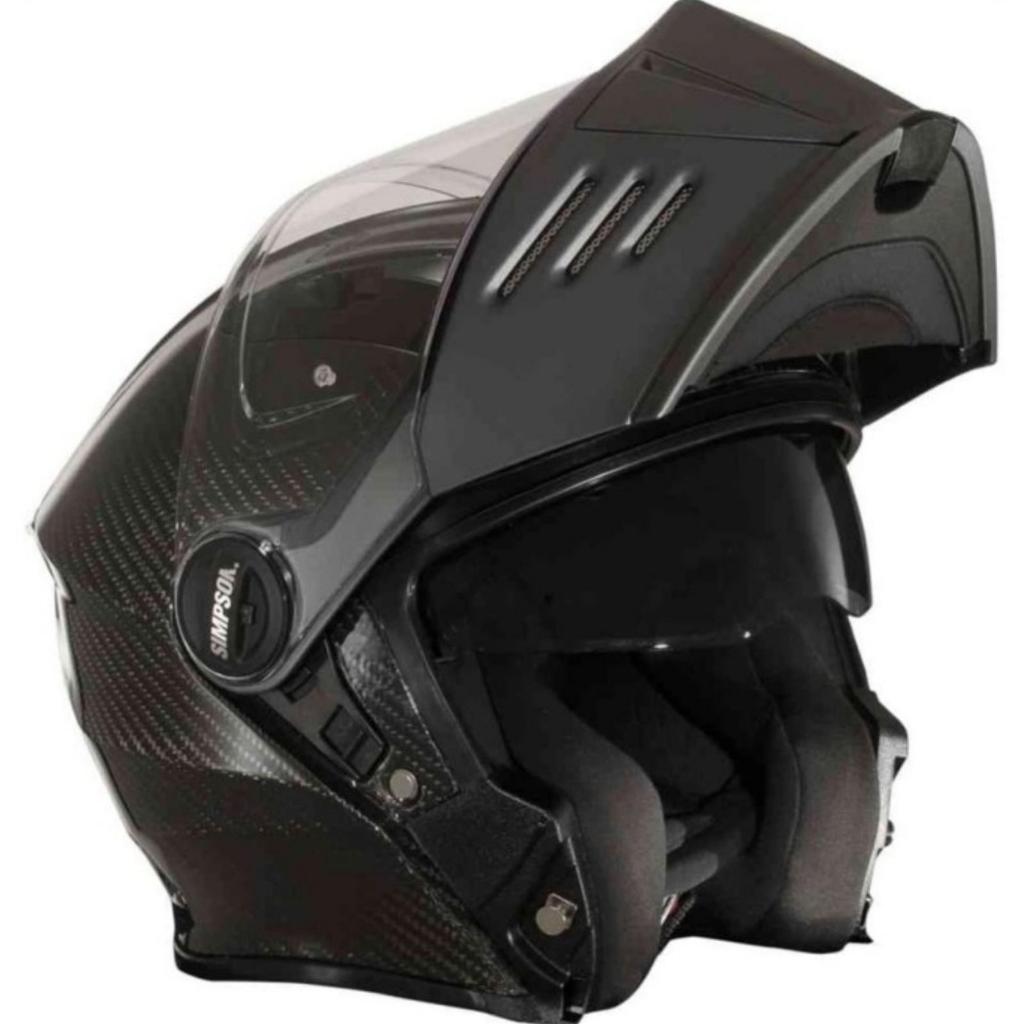 Jual HELM SIMPSON DARKSOME MODULAR CARBON HELMET MOTOR MODULAR SIMPSON ...