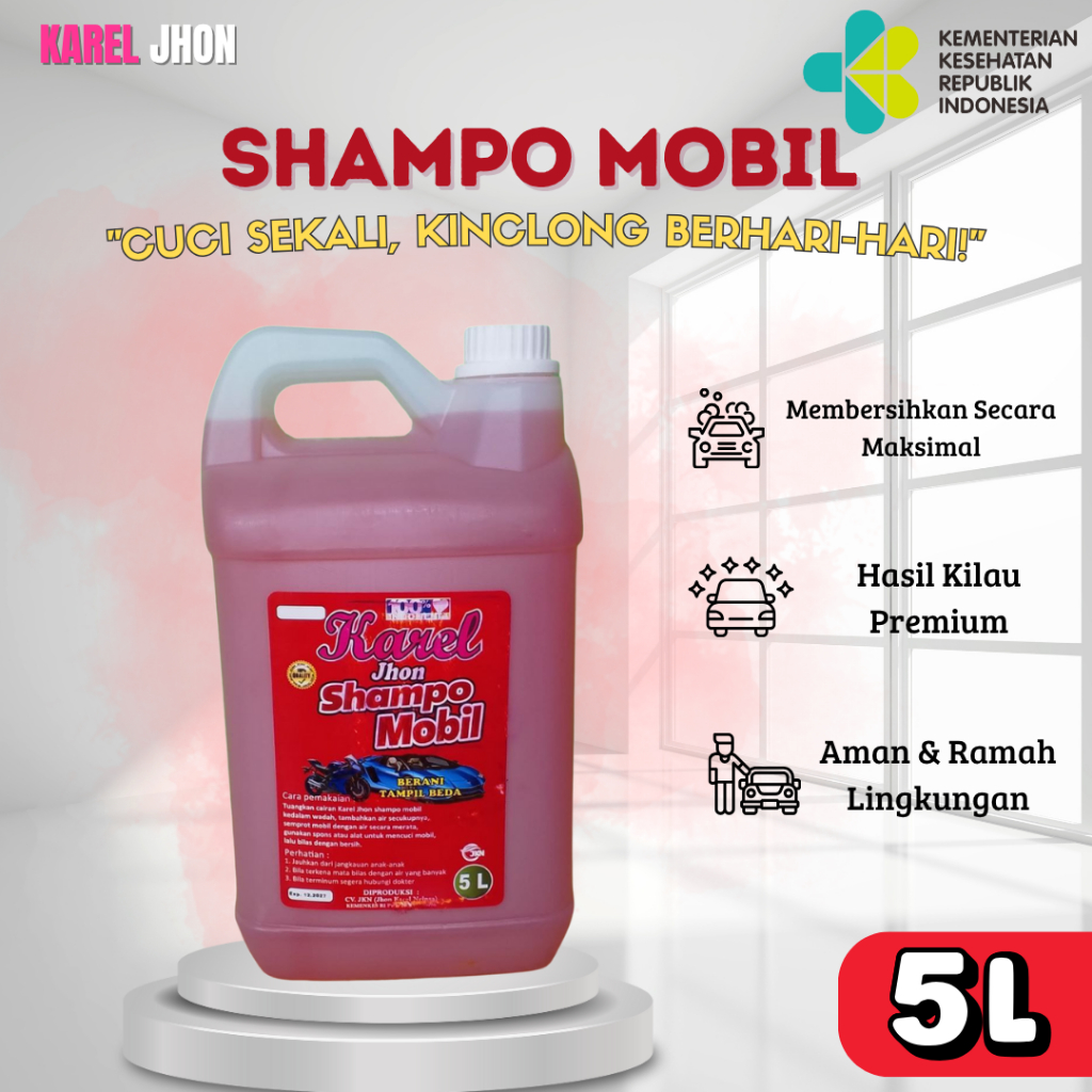 Jual Shampo Mobil 5L – Pembersih Mobil Premium, Hemat & Efektif karel ...