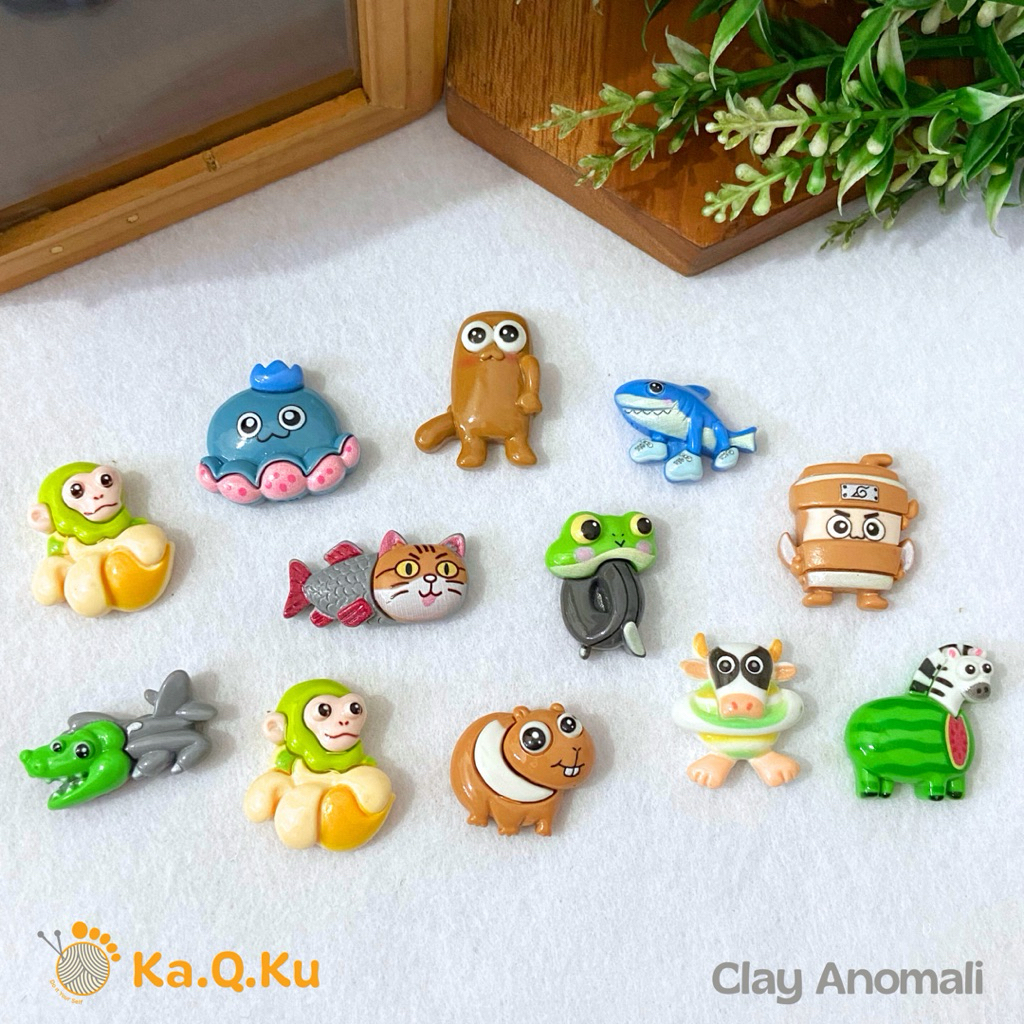 Jual 10 PCS RESIN CLAY KARAKTER LOTSO SPONGEBOB SANRIO BT21 | Shopee ...