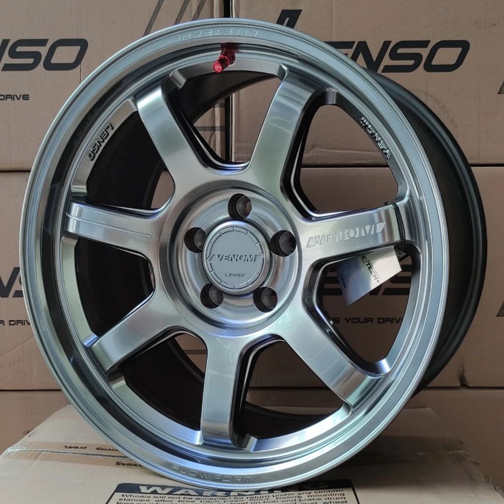 Jual velg racing venom vt7 r18 lebar 9,5 et 22 velg mobil ring 18 velg ...