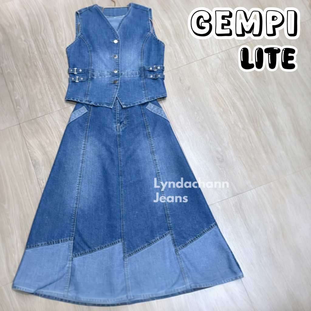 Jual REALPIC !!! ONESET GEMPI Jeans Premium Model atasan Vest Celana ...
