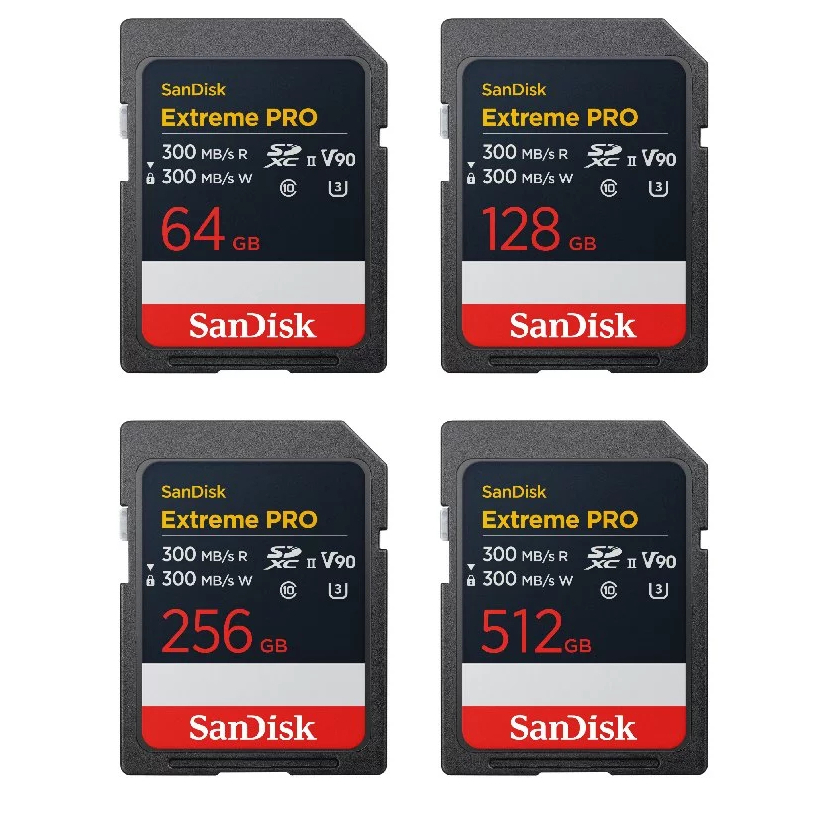Jual SanDisk SDXC Card Extreme Pro 64GB / 128GB / 256GB / 512GB UHS-II ...