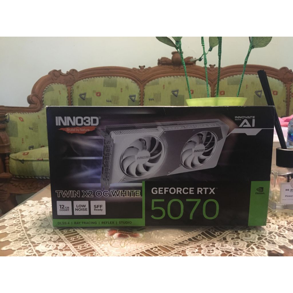 Jual INNO 3D RTX 5070 12GB DDR7 X2 OC BWhite Dual Fan Pembelian Oktober ...