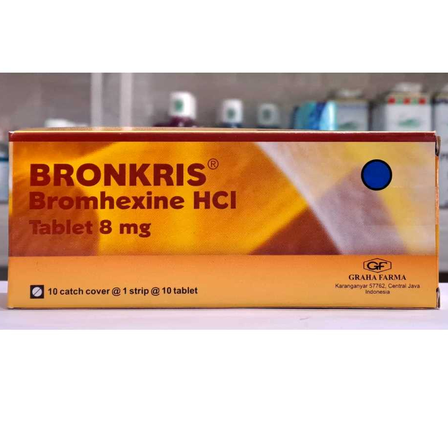 Jual Bronkris 8MG 𝟏 𝐊𝐎𝐓𝐀𝐊 𝐈𝐒𝐈 𝟏𝟎𝟎 𝐓𝐀𝐁𝐋𝐄𝐓 - Meredakan Batuk Berdahak dan ...