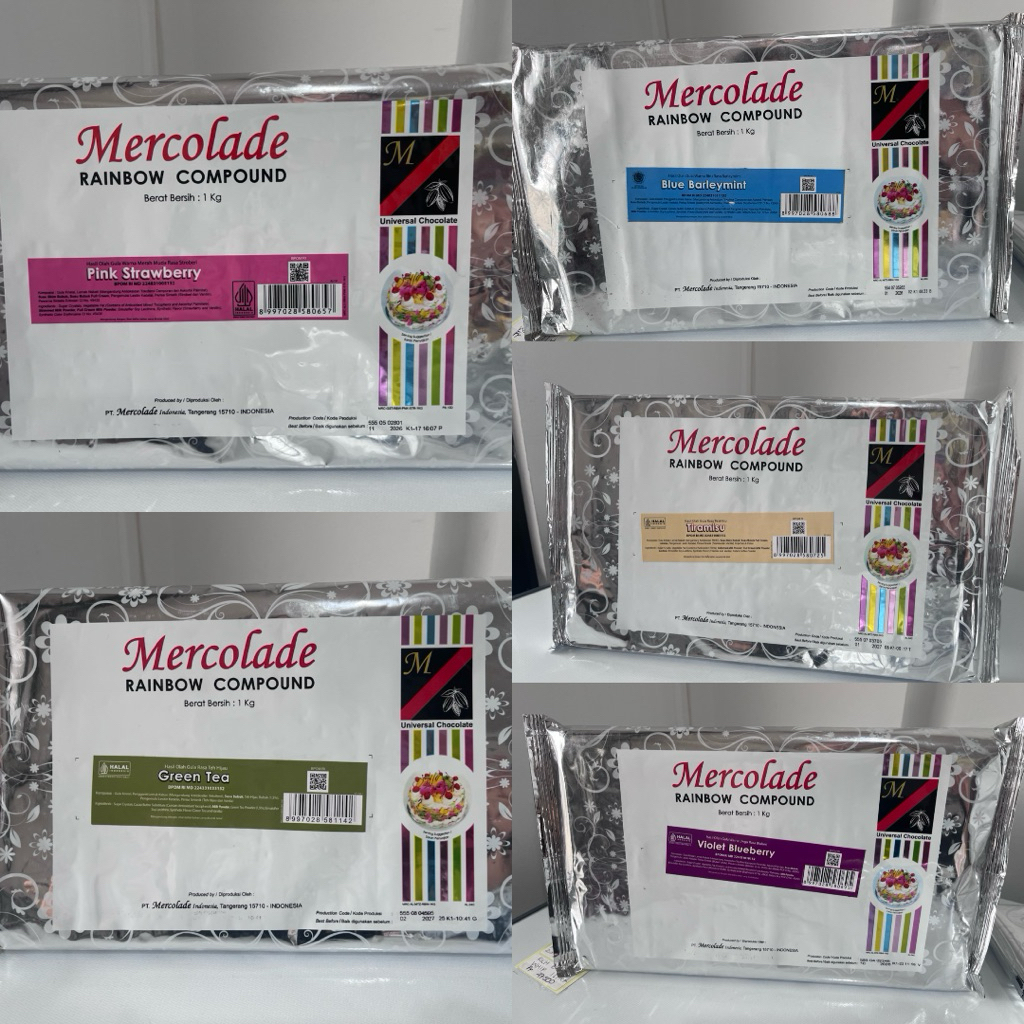 Jual MERCOLADE COKLAT BATANG WARNA / COKLAT WARNA REPACK ( 250 gr, 1 KG ...
