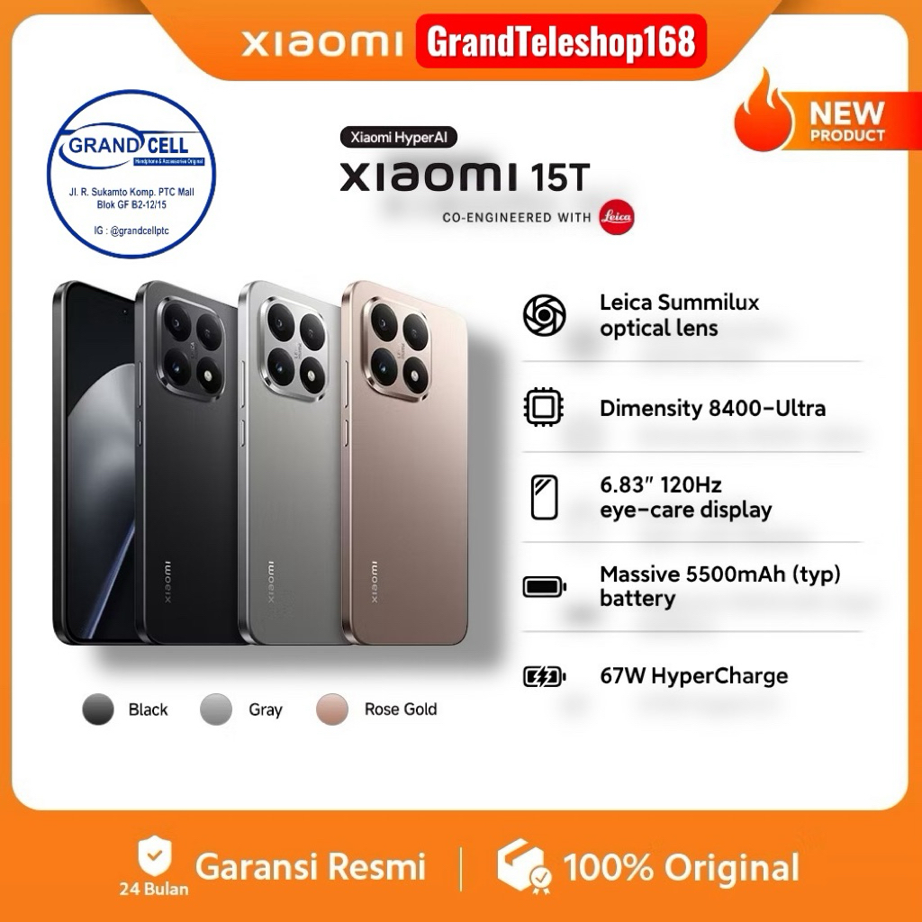Jual Xiaomi Chipset 14T Terlengkap & Harga Terbaru Juni 2026 | Shopee ...