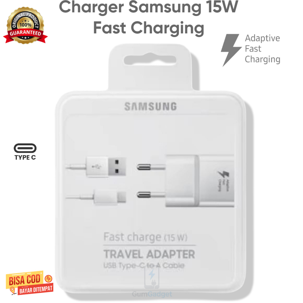 Jual Charger Samsung Type C Fast Charging Original 100% Casan Hp A04 ...