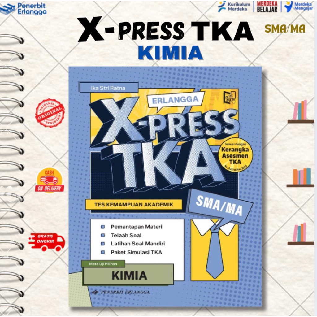 Jual Buku XPRESS TKA Kimia SMA/MA Penerbit Erlangga | Shopee Indonesia