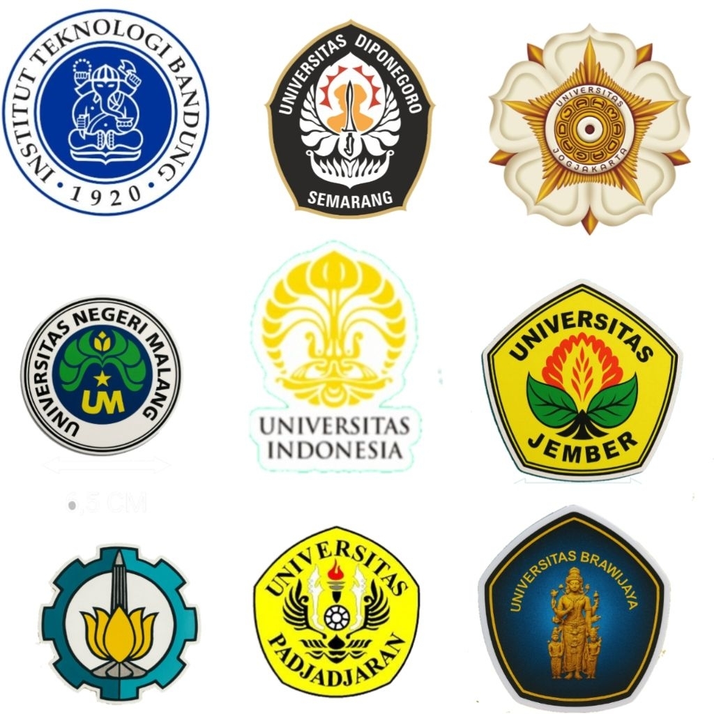 Jual STIKER VINYL TERLAMINASI KAMPUS NEGRI UI,ITB,ITS,UGM, UNEJ,UNM,UB ...