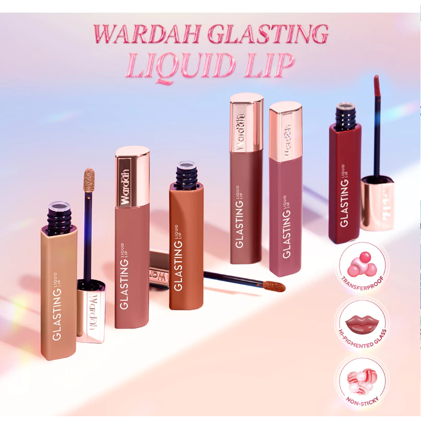 Jual WARDAH Glasting Liquid Lip - Lip-Stain-Lipgloss-Lipstik - Liptint ...