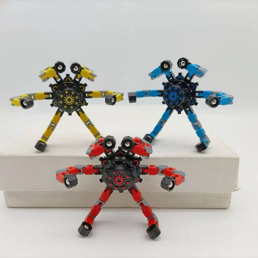 Jual VIRAL MAINAN SPINNER ROBOT FINGERTIP TRANSFORMER / SPINNER 3D AUTO ...