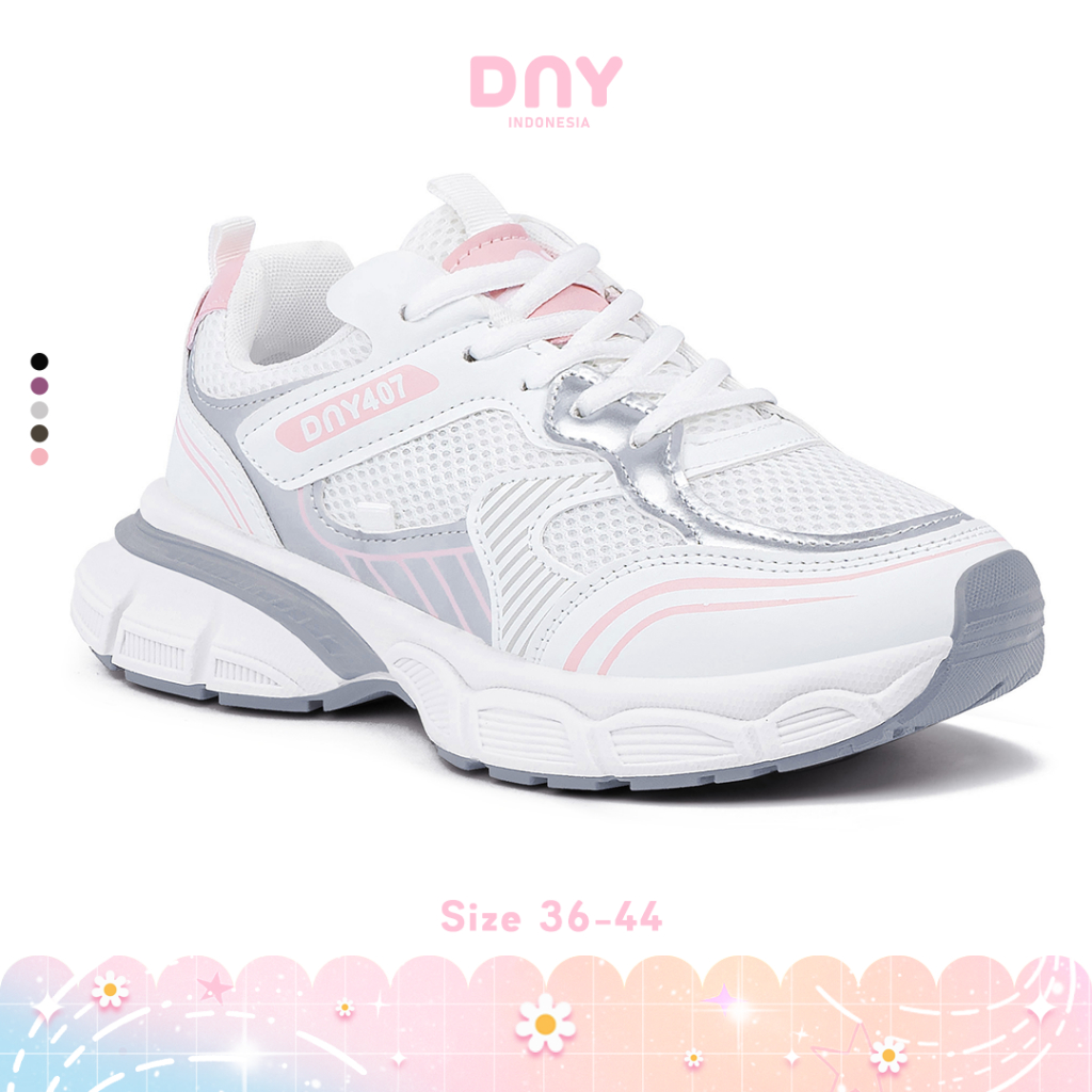 Jual Sepatu DNY Sport Shoes Wanita Import ala Korean Style Kekinian ...
