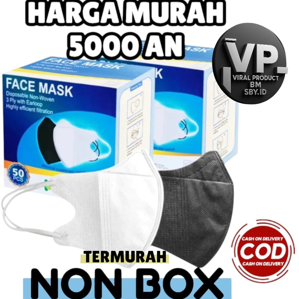 Jual SBY | NOBOX MASKER DUCKBILL 3PLY GARIS MURAH - MASKER DUCKBILL ...