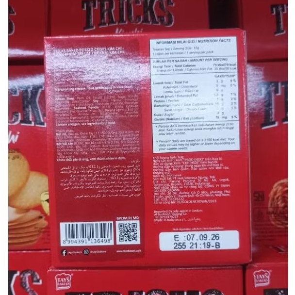 Jual Tricks Biskuit Kentang Rasa Kimchi 4x15 gr | Shopee Indonesia
