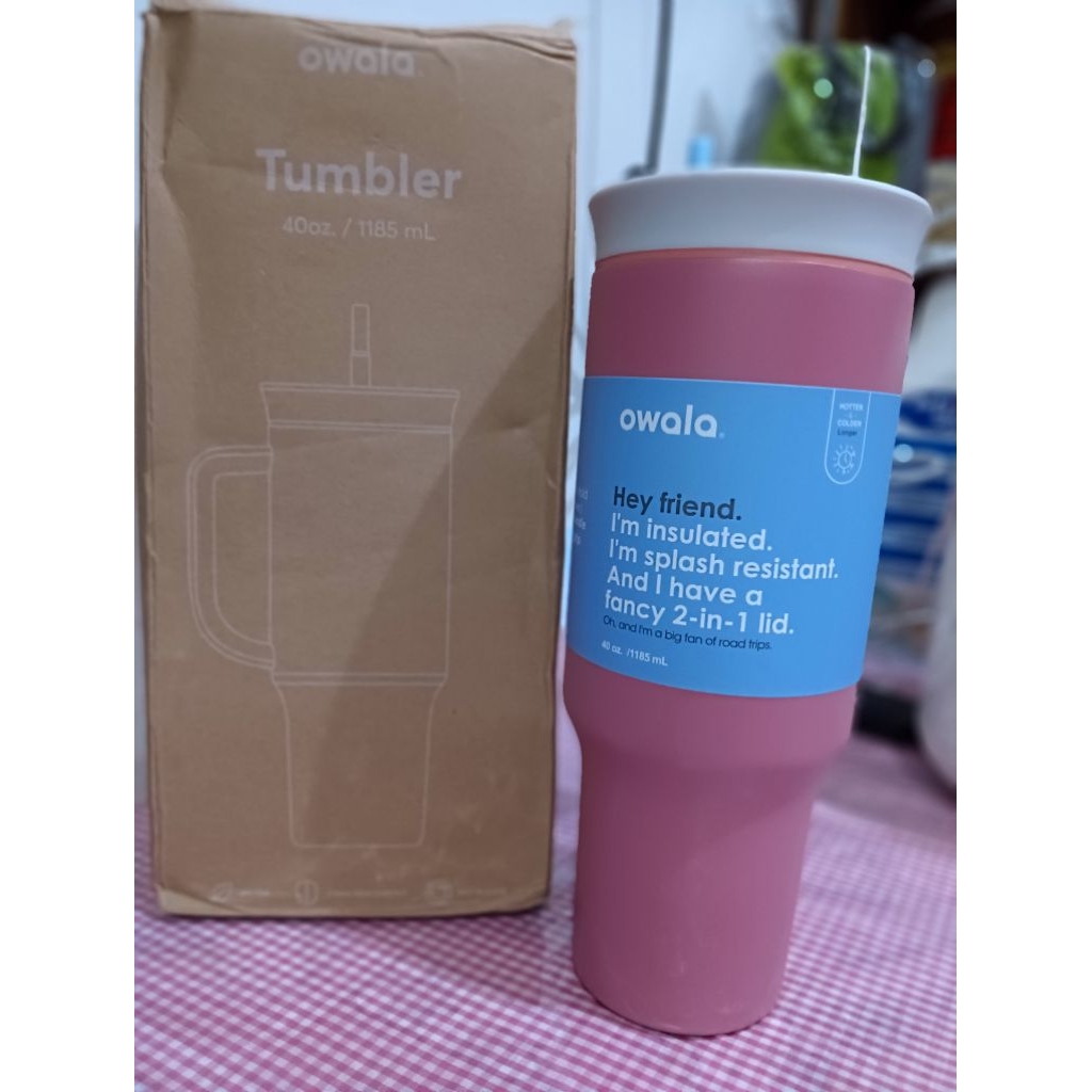Jual Tumbler owala pink 40 oz | Shopee Indonesia