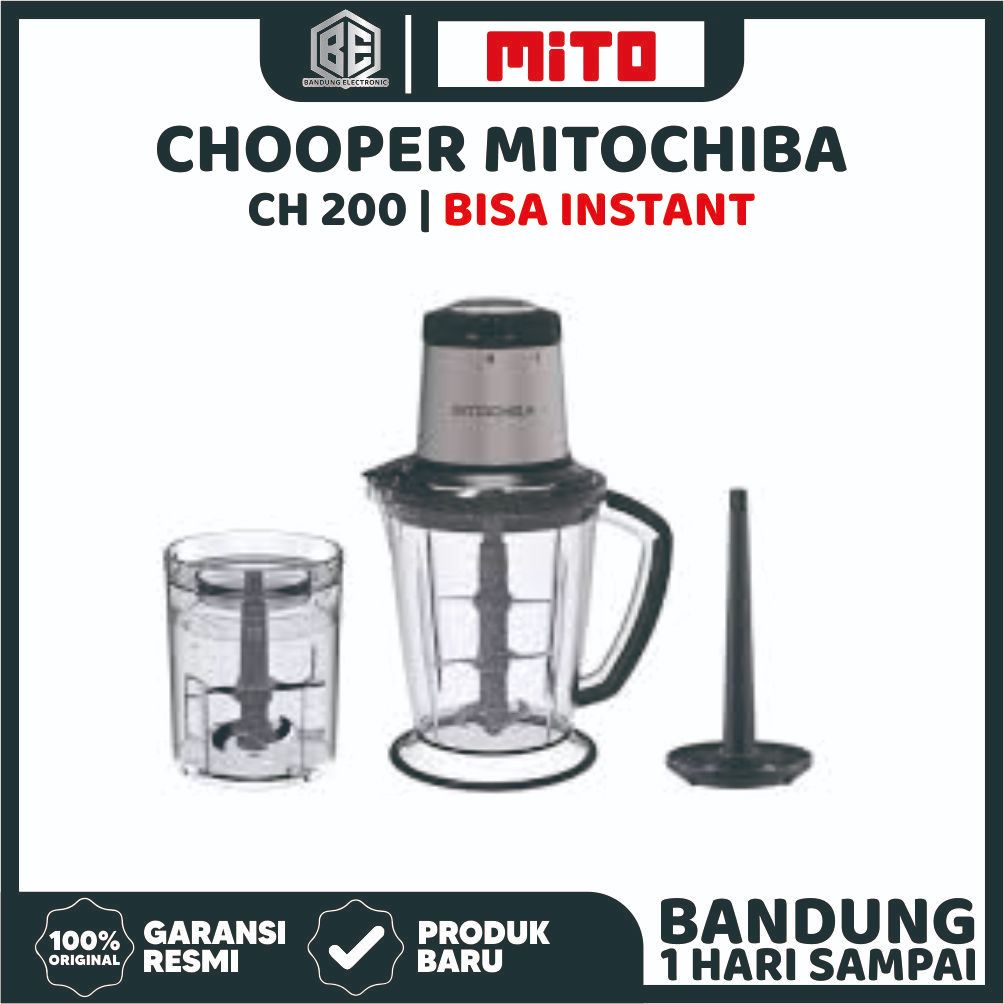 Jual CHOPPER PENGGILING MAKANAN MITOCHIBA CH 200 KAPASITAS 2 Liter ...